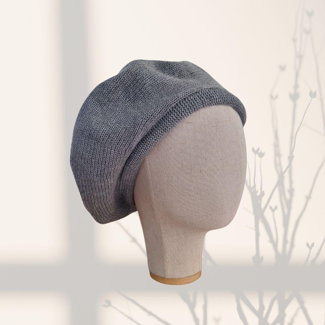 Grey Cotton Summer Beret for Men, Outlander Tam - Etsy