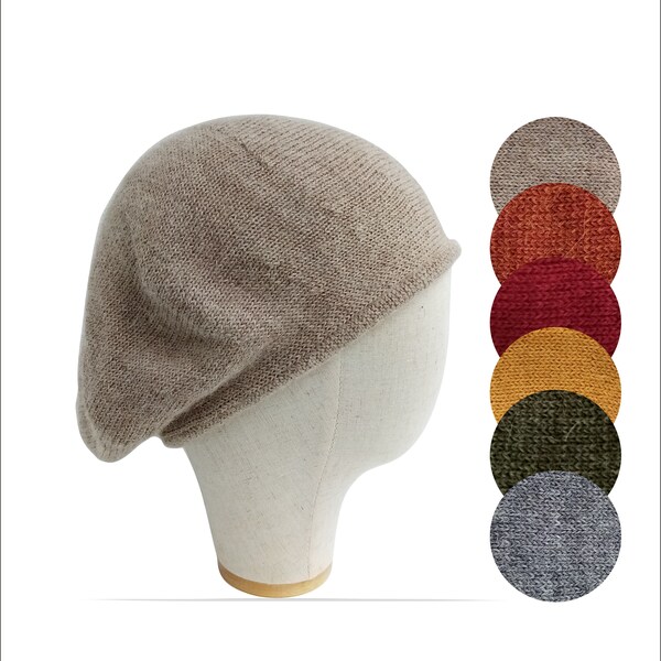 Alpaca Beret - Etsy