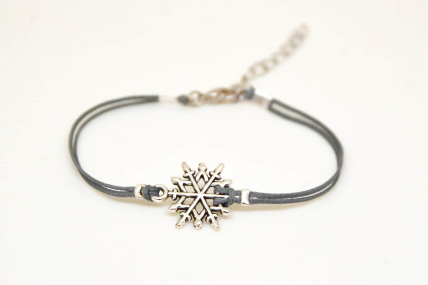 Snowflake Bracelet Birthday Gift Women Bracelet With Silver - Etsy
