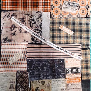 50 % OFF Tim Holtz Seasonal Regions Beyond Original Fabric Scraps - Etsy