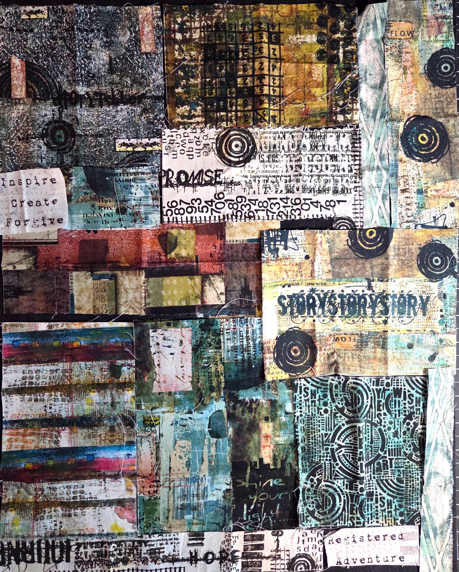 Seth Apter Storyboard Fabric Scraps - Etsy UK