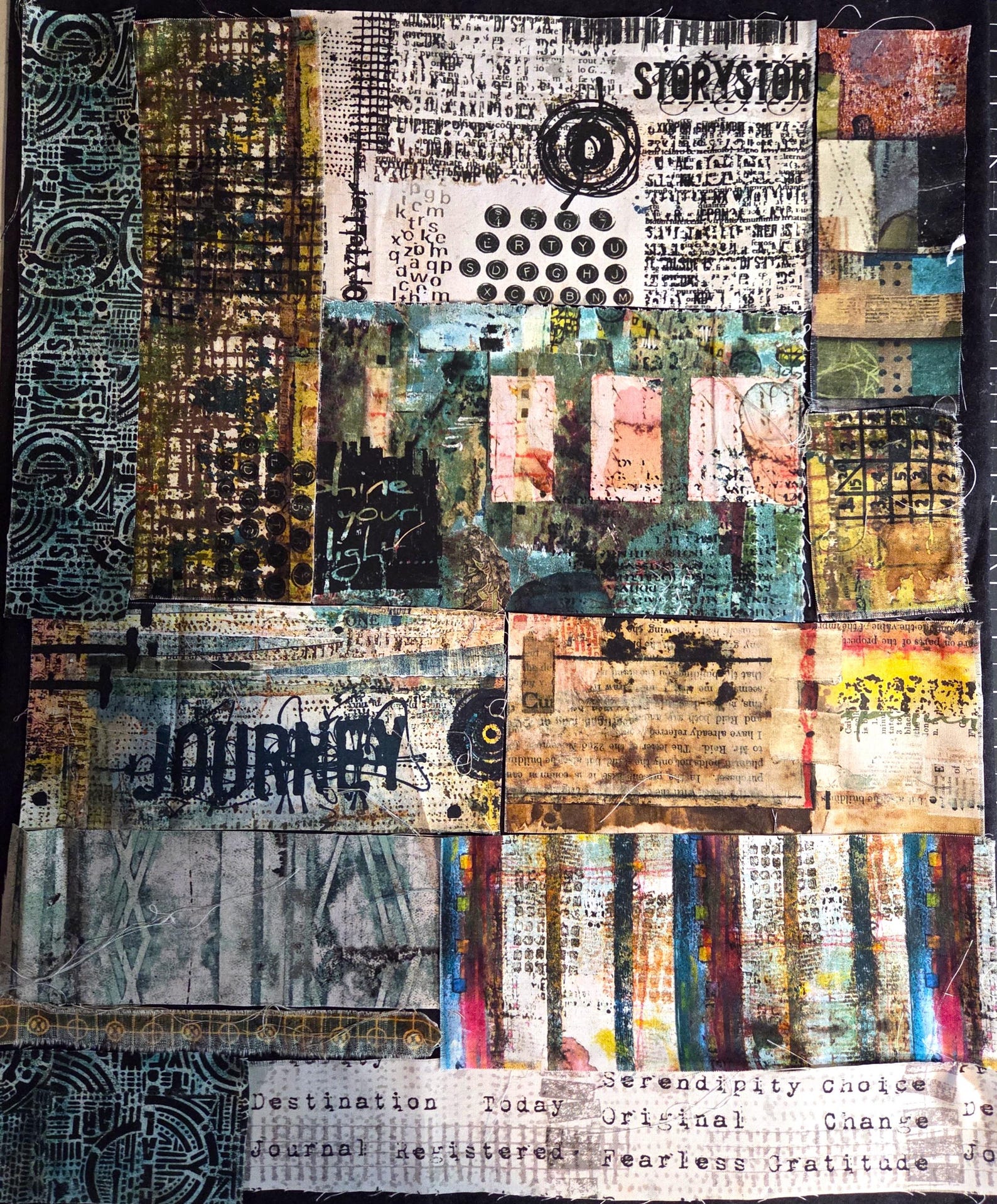 Seth Apter Storyboard Fabric Scraps - Etsy UK