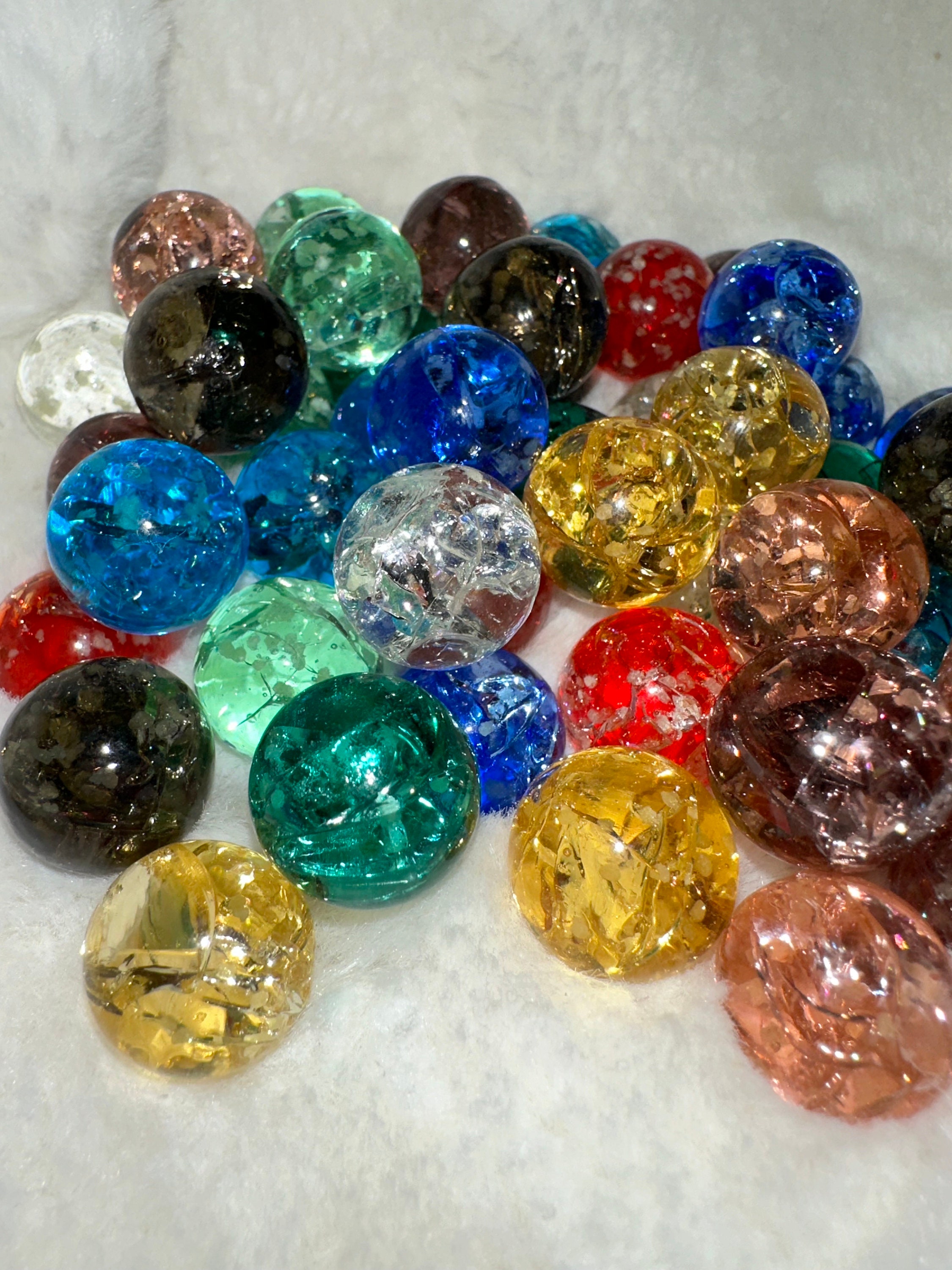 Red Bulk Cracked Glass Marbles 14mm Marbles, 9/16 Bulk Glass Marbles ...