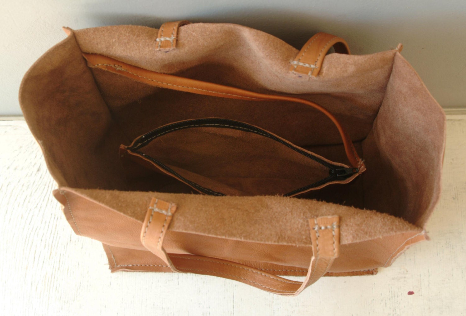 Small Leather Tote Simple Leather Tote Small Evening | Etsy