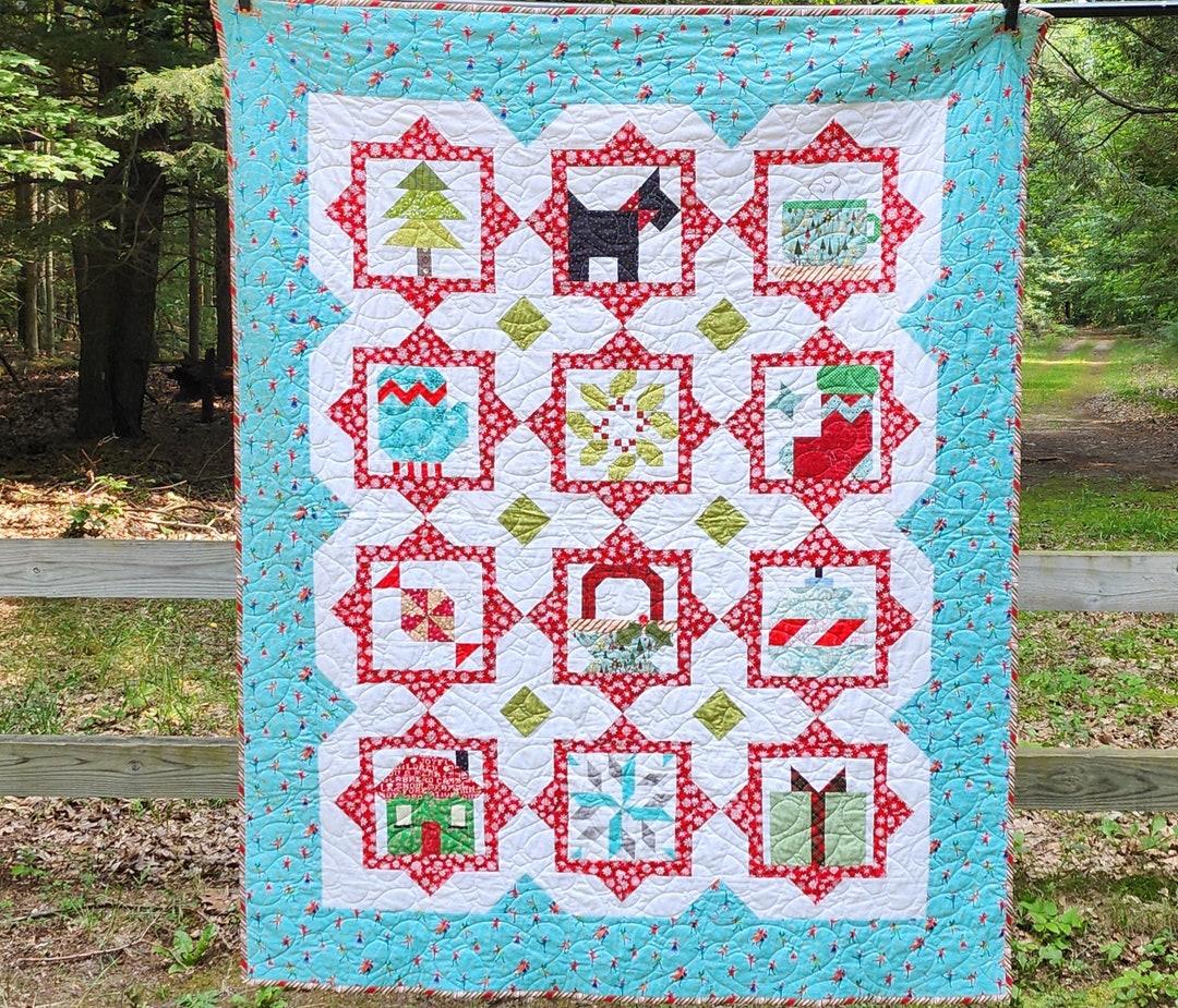 Sleigh Bell Sampler: Christmas Quilt - Etsy