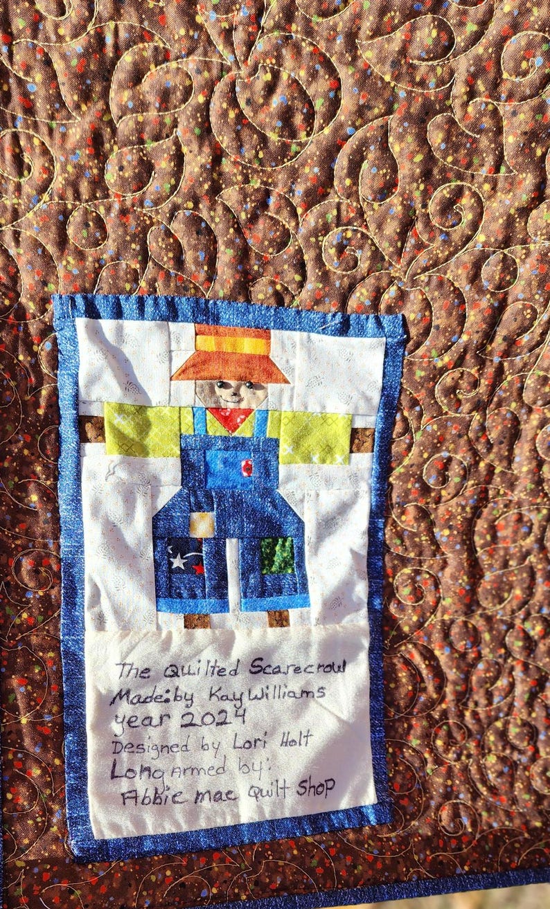 Quilt: "the Quilted Scarecrow" - Etsy