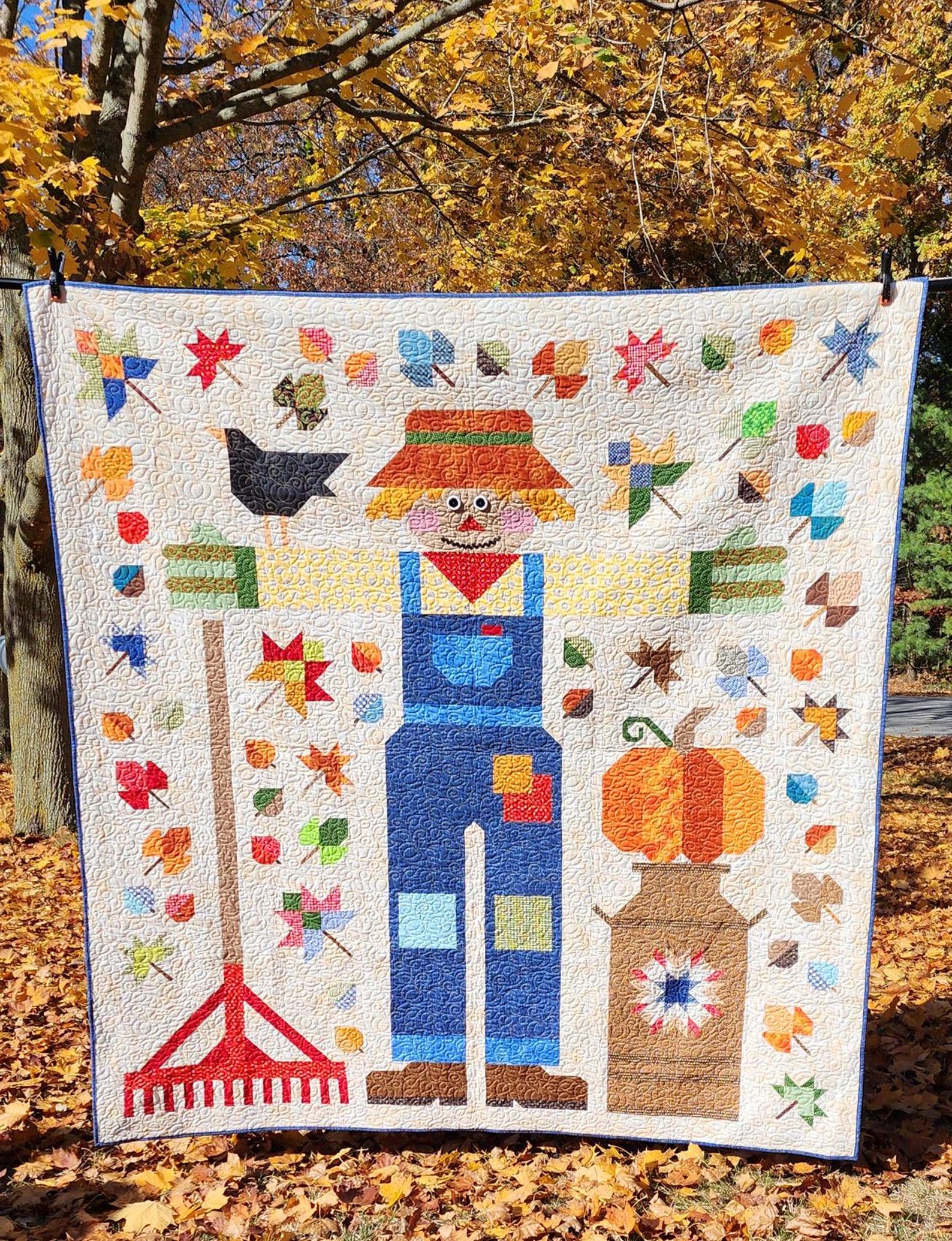 Quilt: "the Quilted Scarecrow" - Etsy