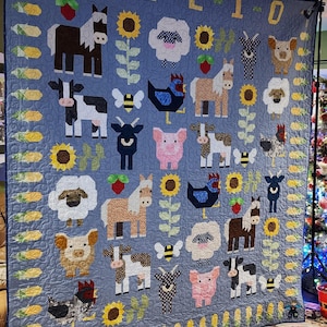 Quilt: "farm Lab" - Etsy