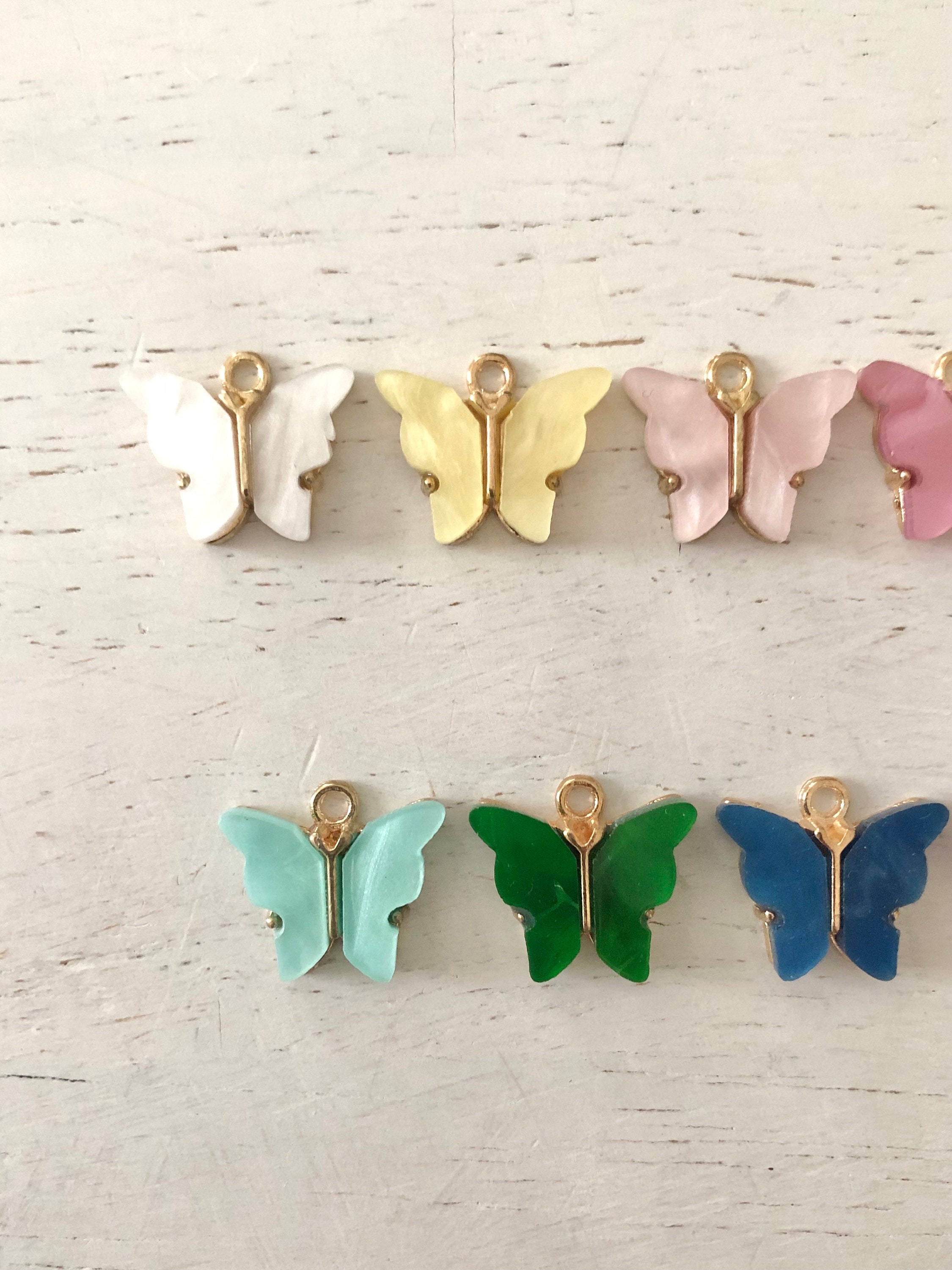 Charms: Butterfly Charms, Acrylic, Light-weight Butterfly Charm in ...