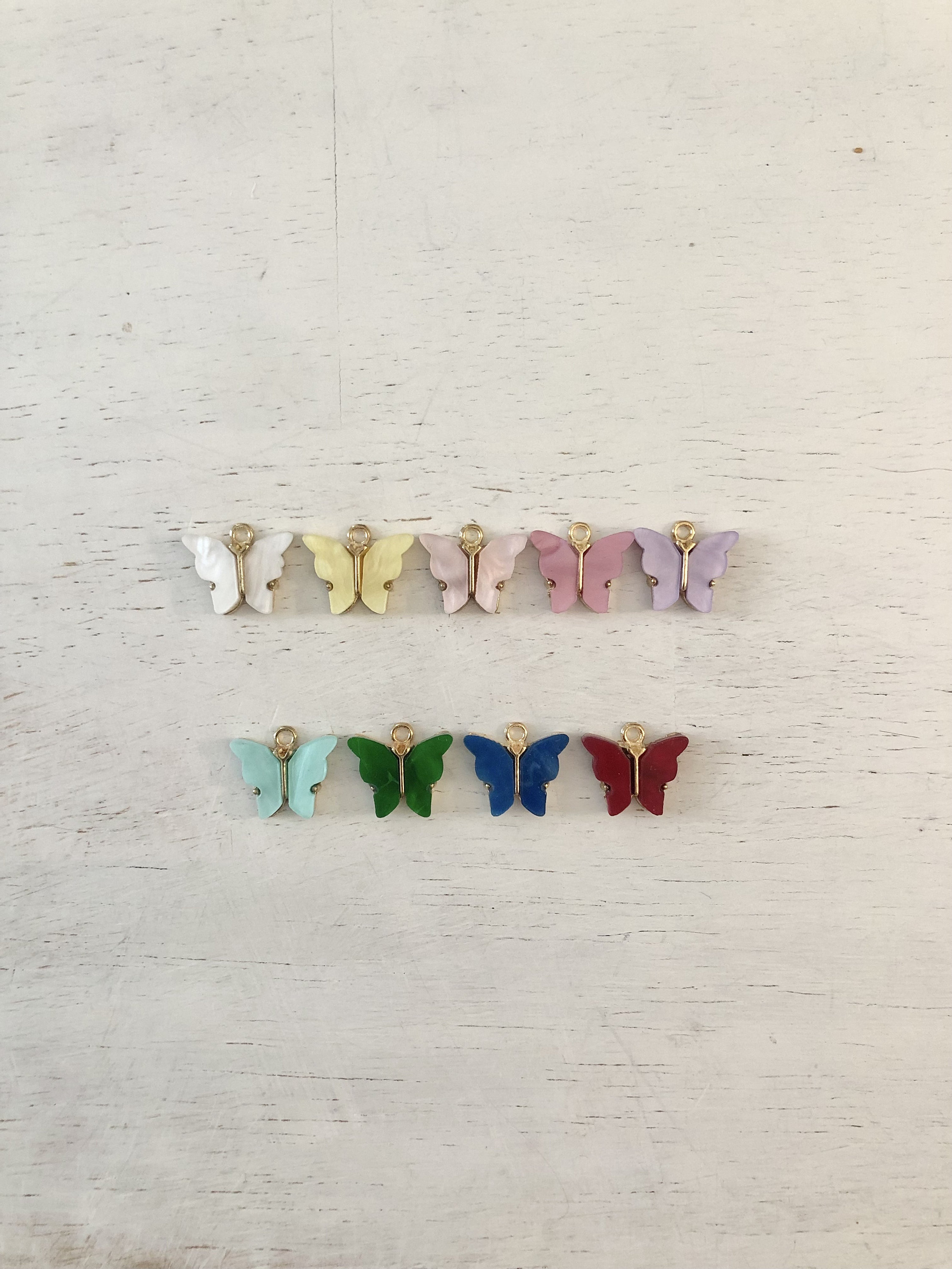 Charms: Butterfly Charms, Acrylic, Light-weight Butterfly Charm in ...