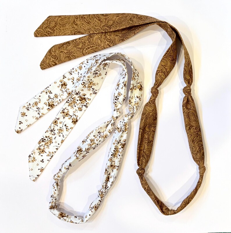 Handmade Fabric Tie Necklace: Vintage Style, ADD A Charm Option/party ...