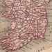 1888 Tiny IRELAND Map Antique MINIATURE Map of Ireland Wall - Etsy