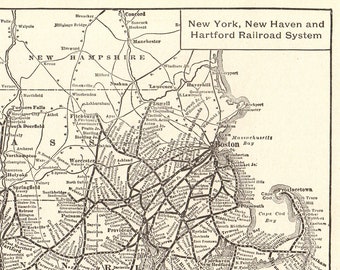 New haven railroad | Etsy