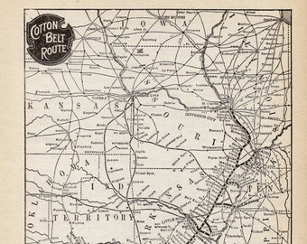 Cotton Belt Railroad | Etsy