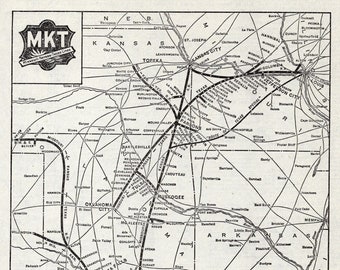Mkt Railway Map - Etsy