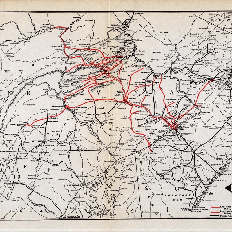 Reading Railroad - Etsy