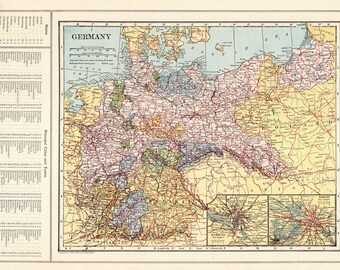 Max 50% OFF Old German Maps And Cityscapes Prints Alte Deutsche ...