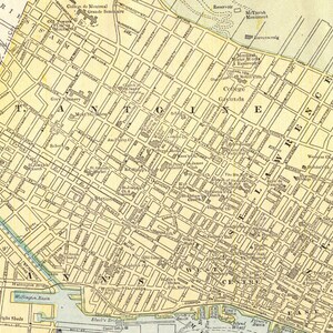 1900 Antique MONTREAL Street Map of Montreal Canada George - Etsy