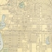 1900 Antique MINNEAPOLIS Street Map George Cram Minneapolis City Map ...