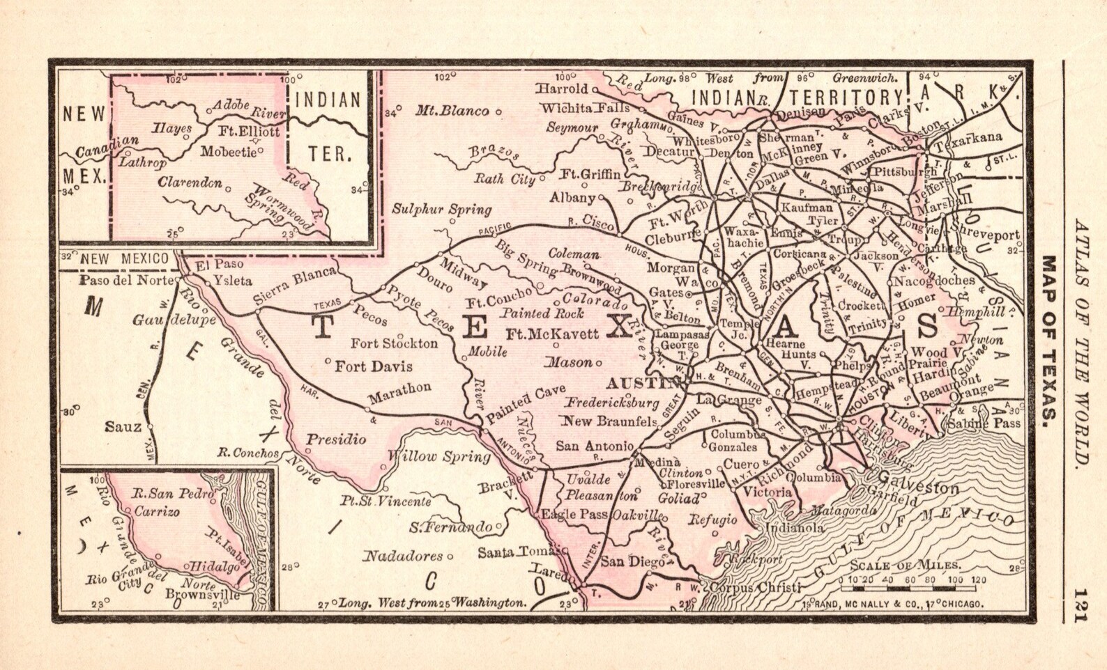 1888 Tiny TEXAS State Map Antique Miniature Texas Map Gallery - Etsy