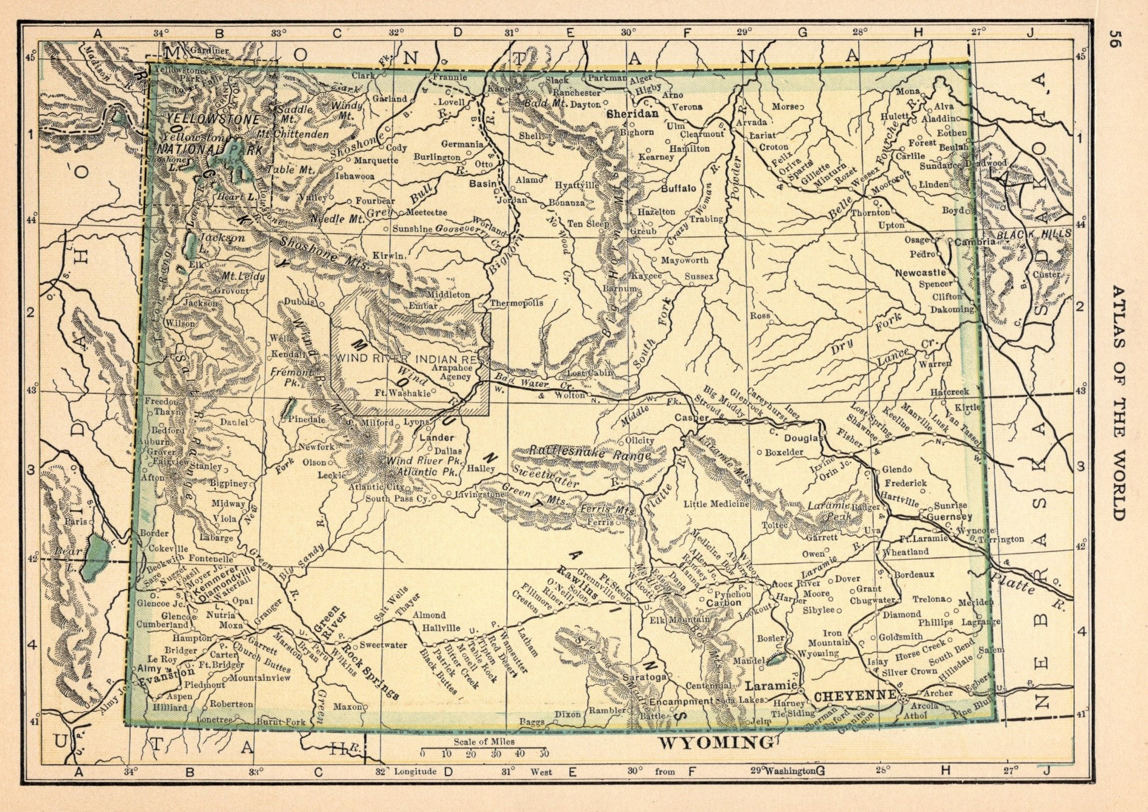 Wyoming State Map