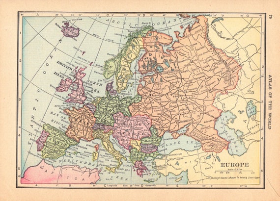 Map Of Europe 1910