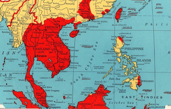 Cold War Map Asia
