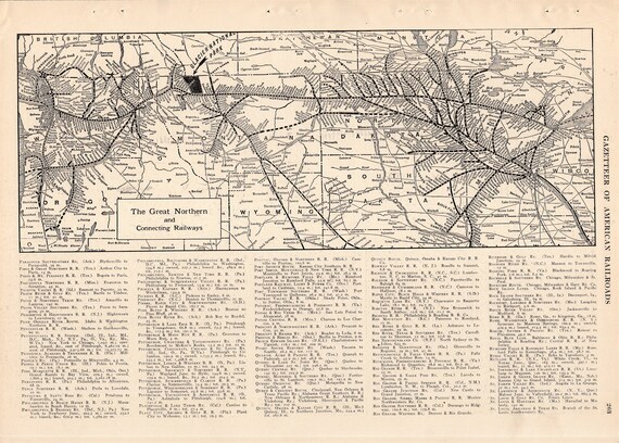 Great Northern Railroad Routes