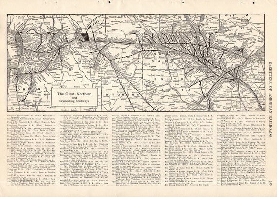 Great Northern Railroad Routes