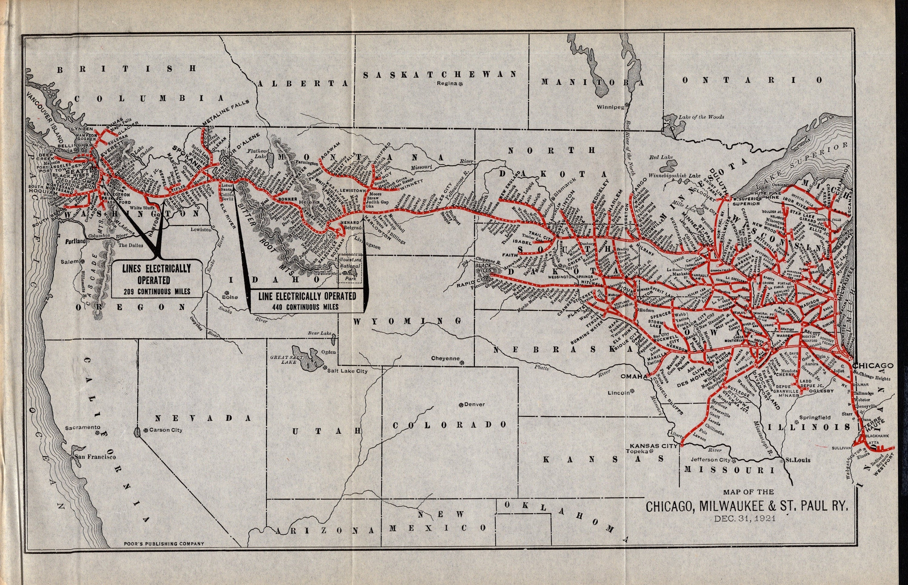 Transcontinental Railroad Map For Kids