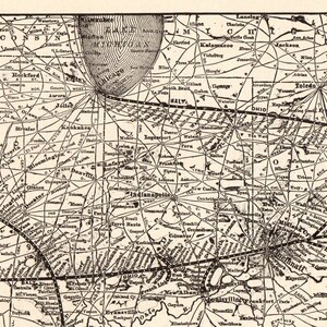 1914 Antique B & O RAILROAD Map Baltimore and Ohio Railway Map | Etsy