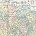 1895 Antique UNITED STATES Map of the Usa Map George Cram Atlas Map ...