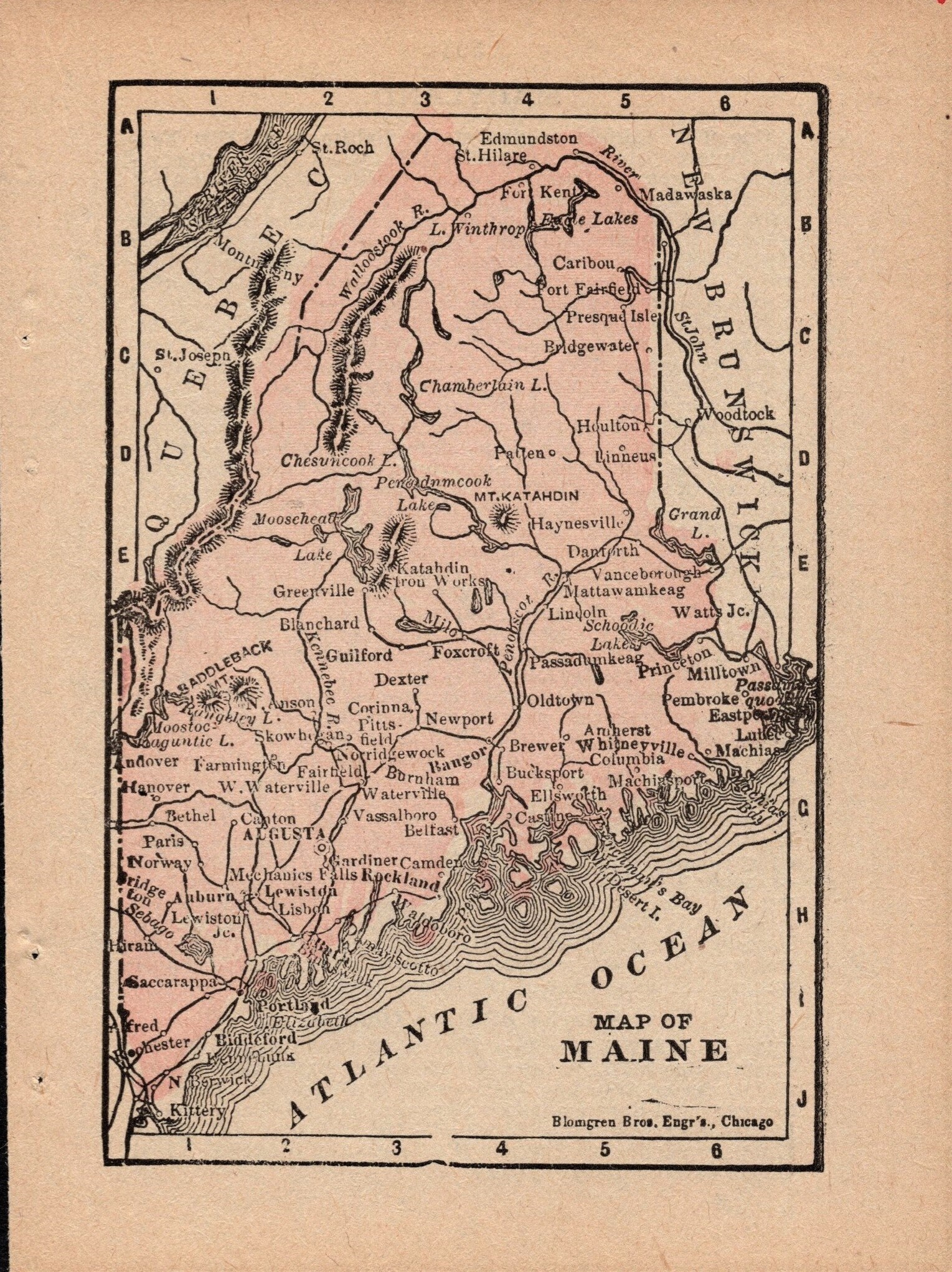 Map Of Andover Maine