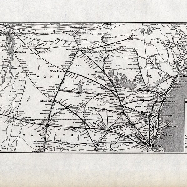 Maine Railroad - Etsy
