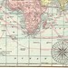Large Antique WORLD Map 1901 George Cram Atlas Map of the World Gallery ...