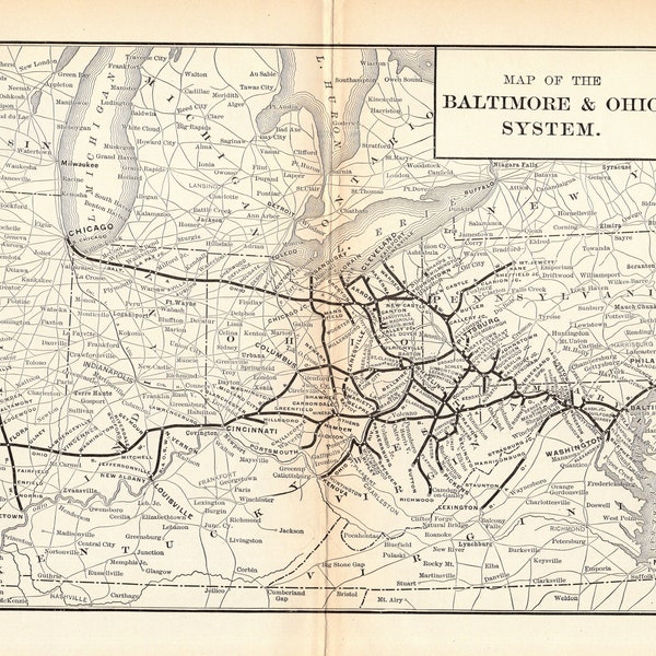 B and O Railroad - Etsy