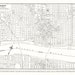 1949 DETROIT Street Map Antique City MAP of Detroit Michigan Black and ...