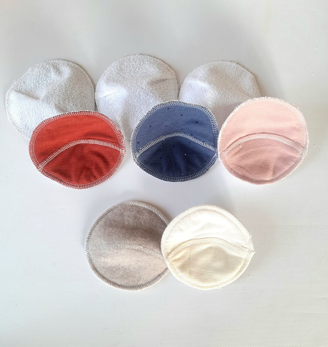 Anatomic Organic Merino Wool Breast Pads With PUL. Leakproof Washable ...