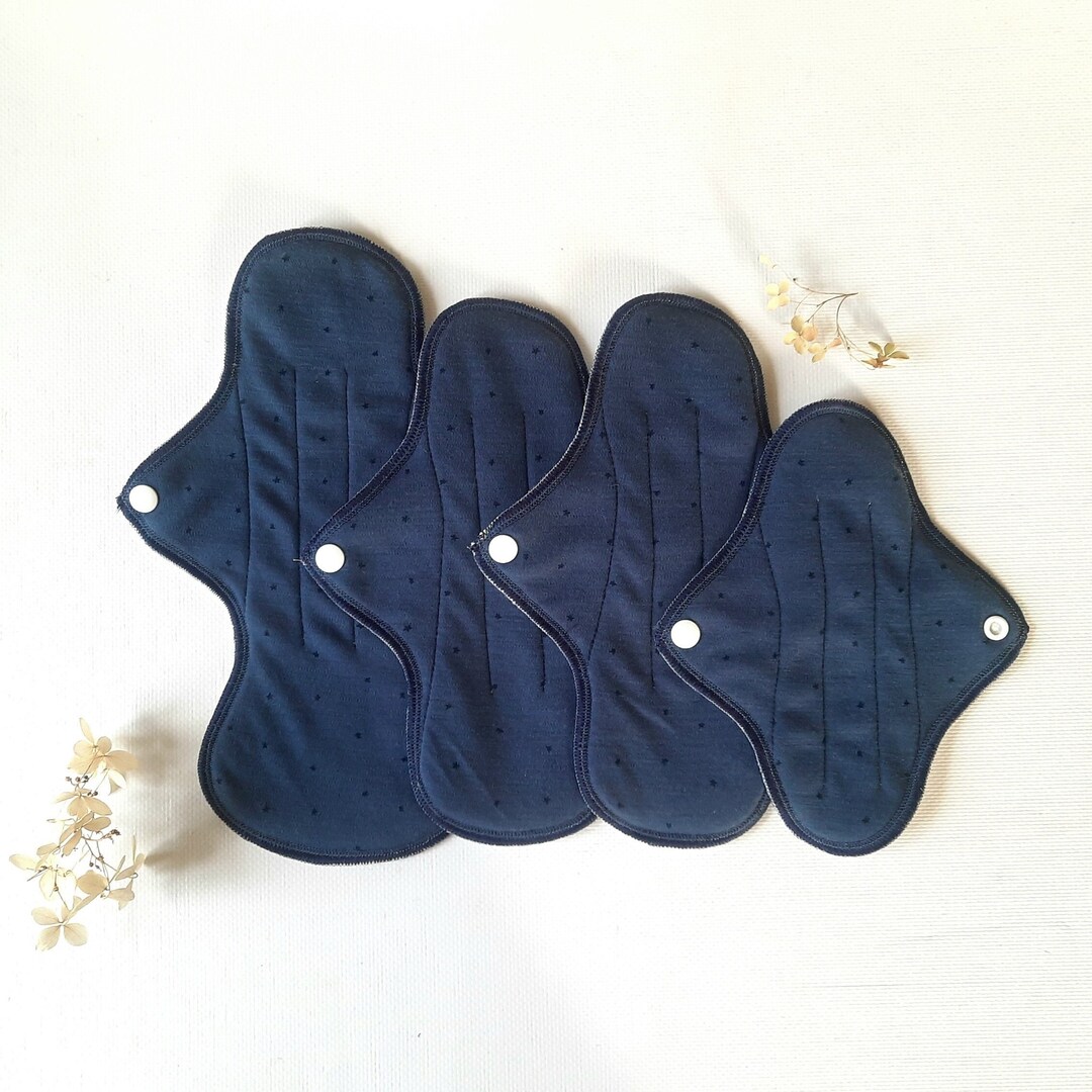 100% Merino Wool Reusable Period Pads. Menstruating Pad. Incontinence ...