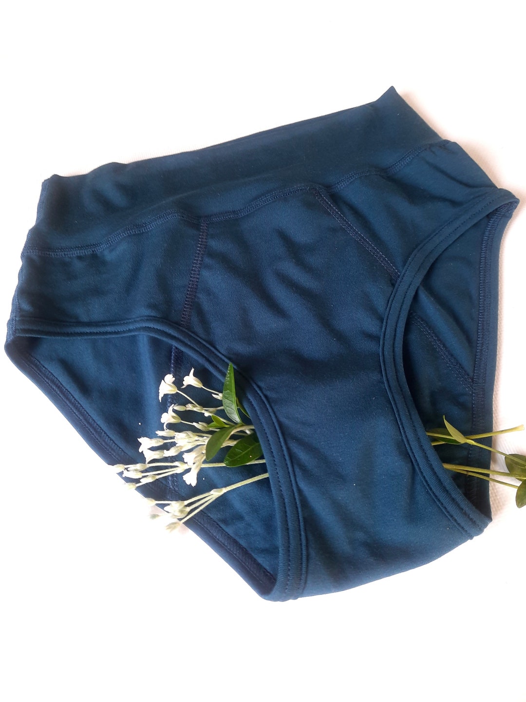 Period Panties of Lyocell tencel TM With Extended Gusset. Menstrual ...