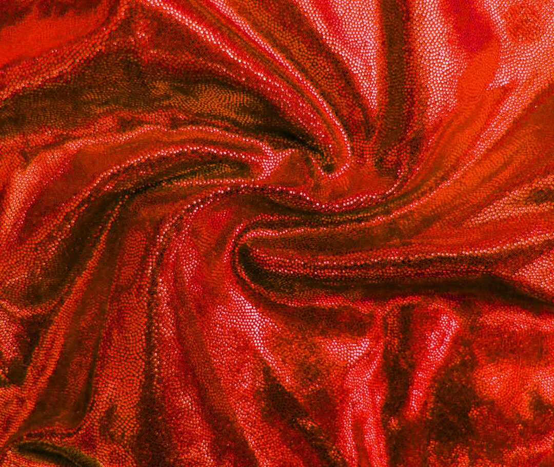 Mystique METALLLIC Red Spandex Fabric - Assorted Lengths Available - 58 ...