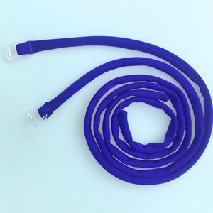 TWO Spandex Spaghetti Straps With Clip on ONE End - 1/4" Wide- Choice ...