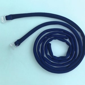 TWO Spandex Spaghetti Straps With Clip on ONE End - 1/4" Wide- Choice ...