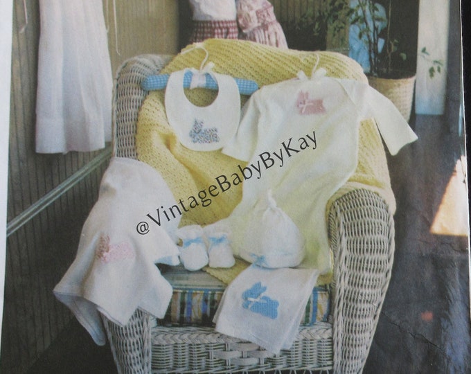 Chery Williams Baby Layette Sewing Pattern, Boy and Girl Bunting ...