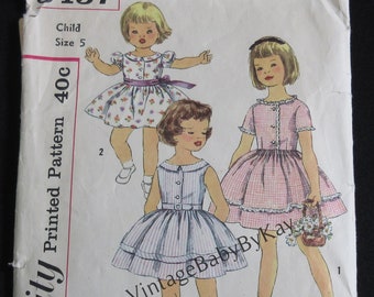 Children's Corner Pattern Madeline Size 1 4 Girl, Circle Swing Dress ...