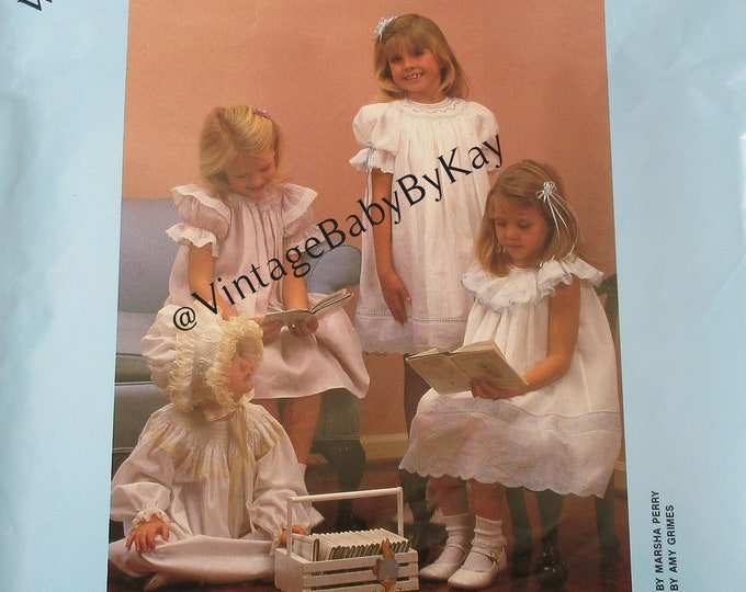 Chery Williams Pattern Bishops and Bonnets Large Size 4-10 Sewing ...