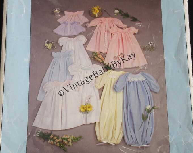 Chery Williams Baby Bishops Size 3 - 24 Months, Sewing Pattern Dress W ...