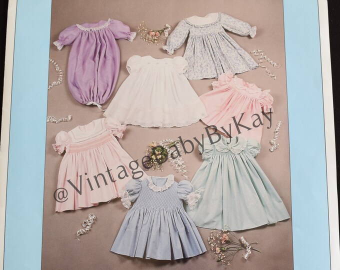 Chery Williams Baby Square Yokes Size 3 24 Months, Sewing Pattern Yoke ...