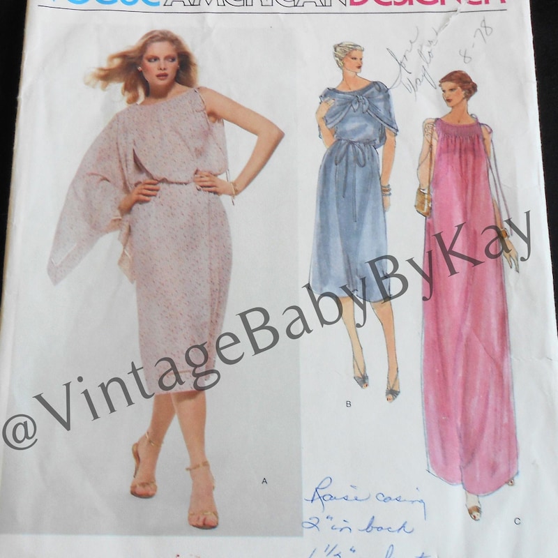 Vogue Bill Blass Pattern - Etsy