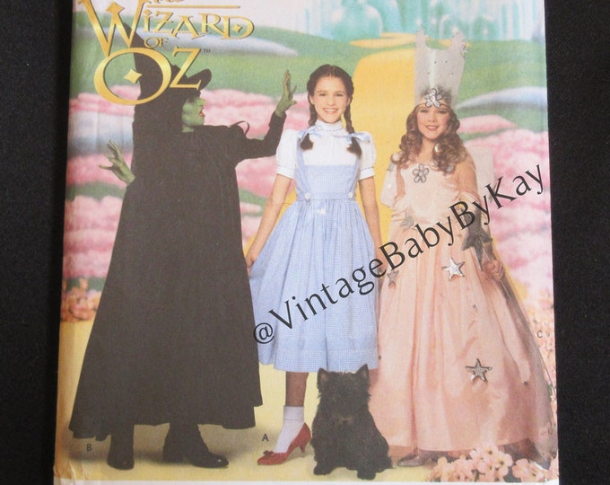 Simplicity 9690 Wizard of Oz Costume Pattern Child Size 7 - 14, Dorothy ...